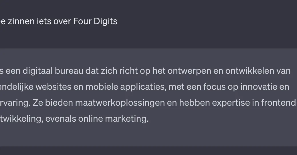 Iedereen duikt op AI - Four Digits